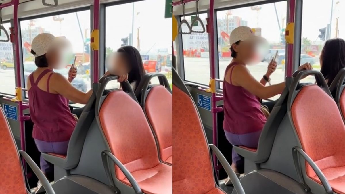 Video shows bus passengers arguing over priority seat as onlookers ...